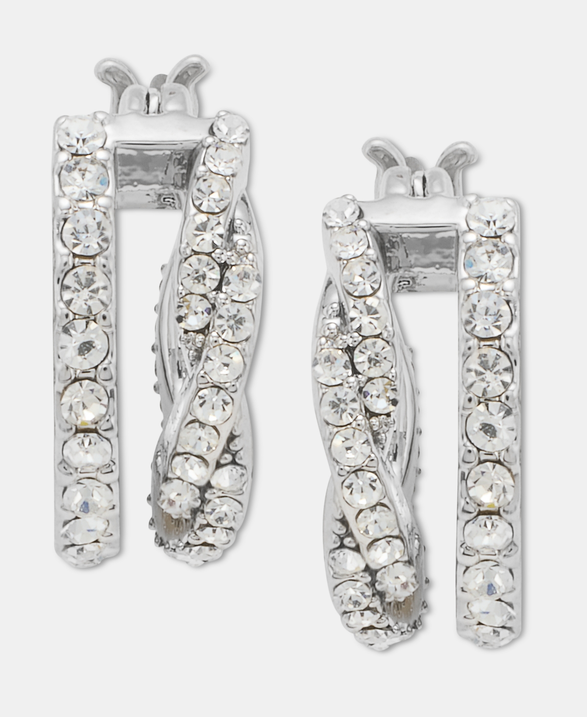 Click here for Givenchy Extra-Small Pave Split-Hoop Earrings  0.3... prices