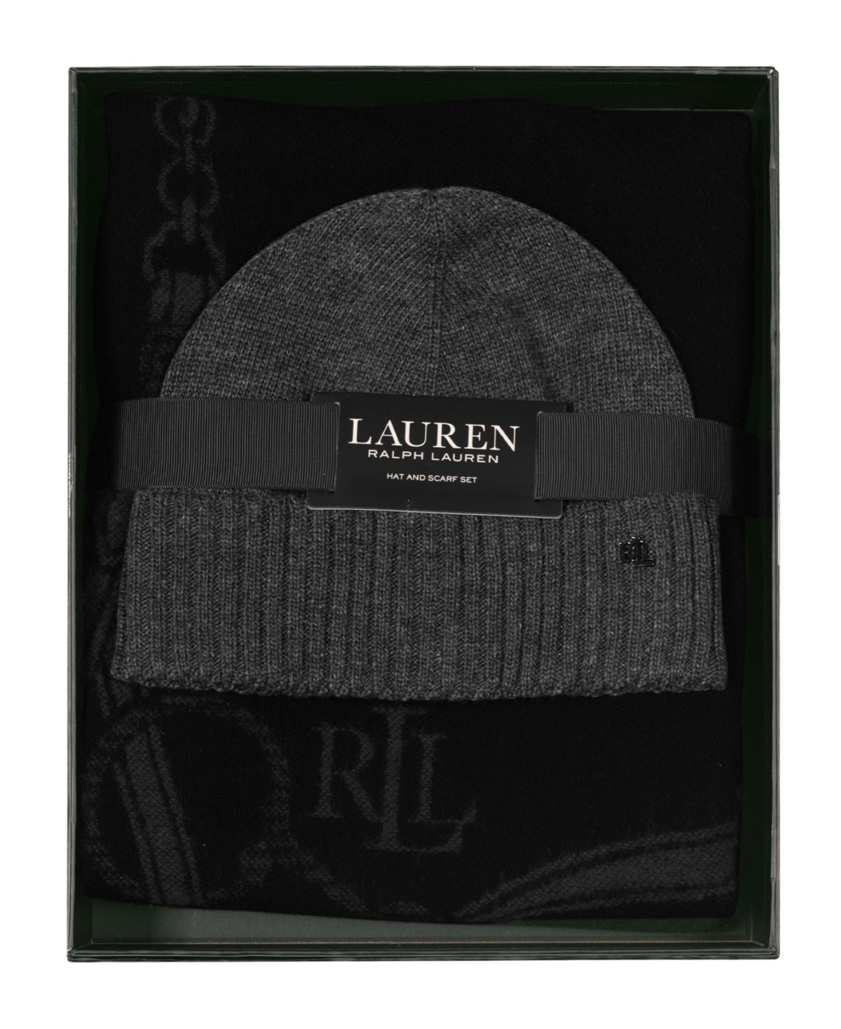 Click here for Lauren Ralph Lauren Equestrian Woven Scarf and Kni... prices