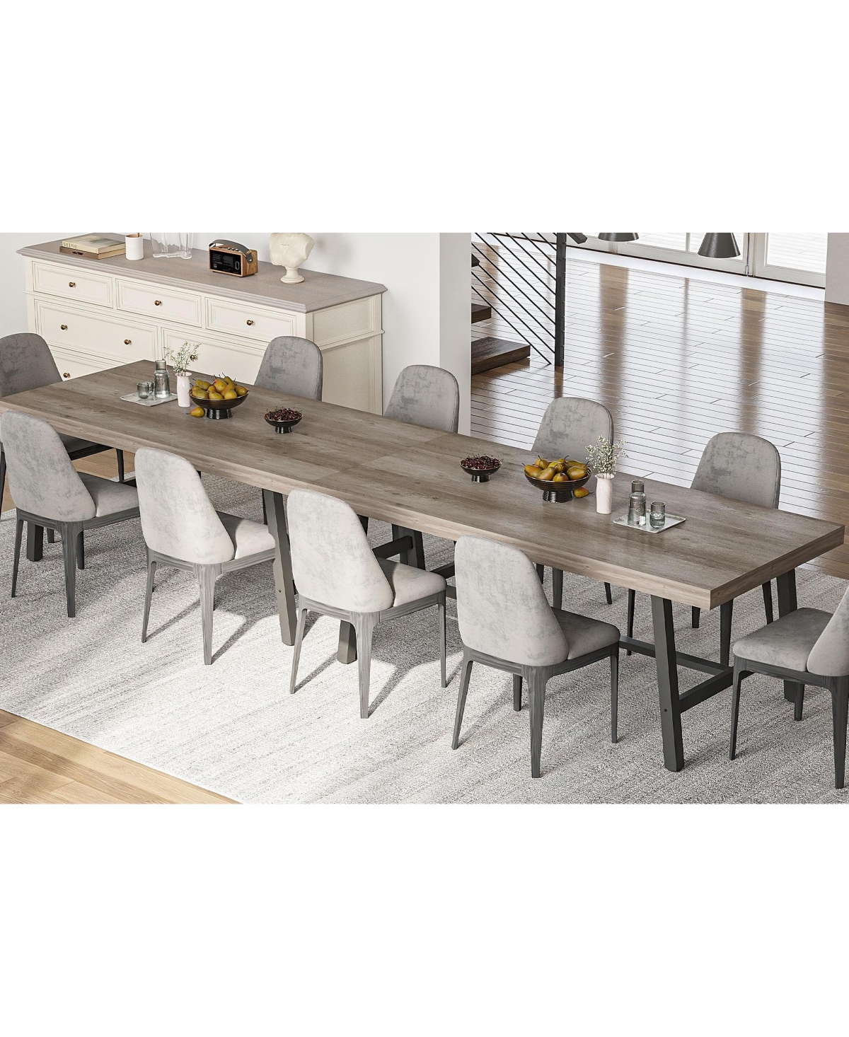 Click here for homfan 71 Large Dining Table for 6 to 8 People â... prices