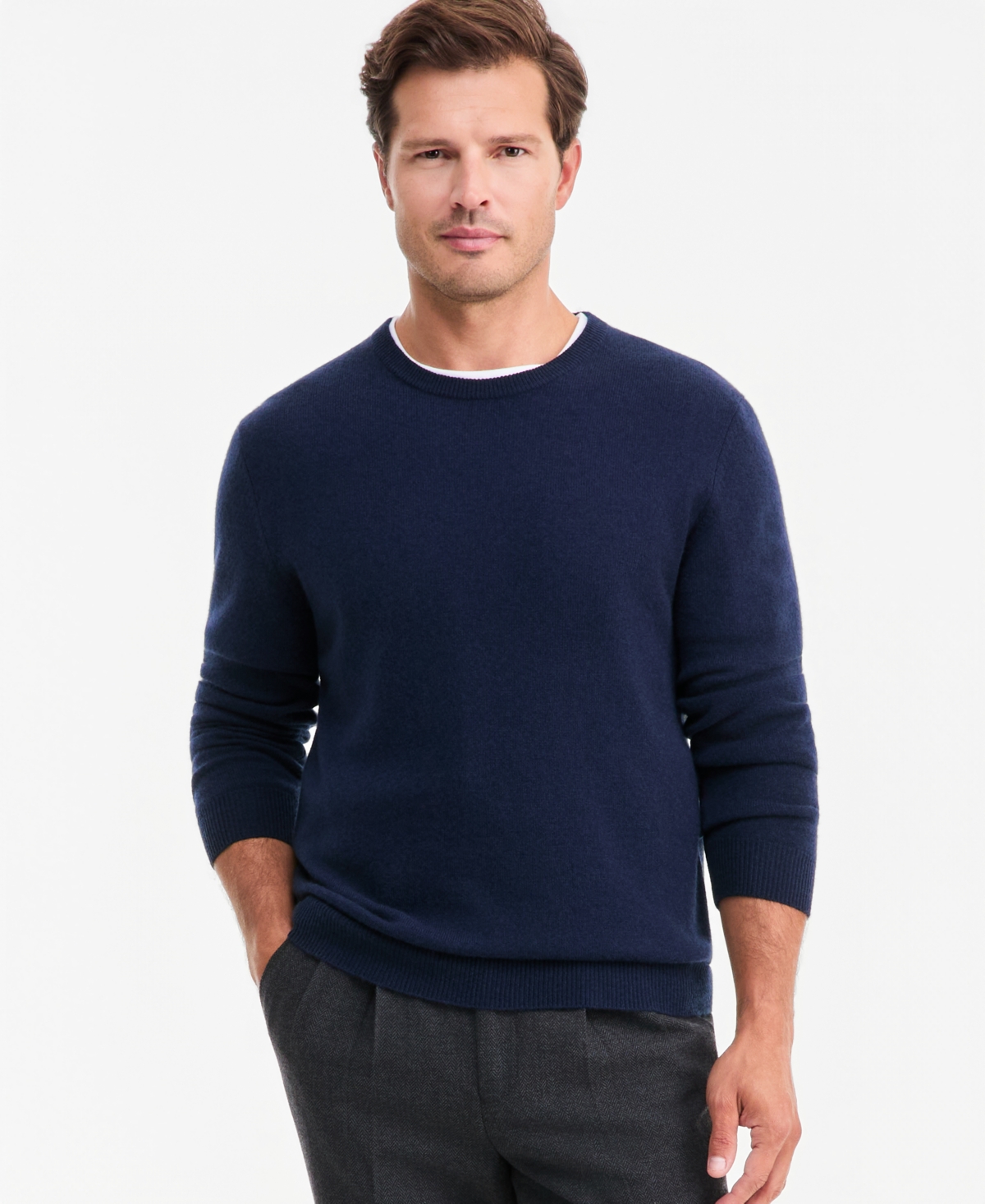 Click here for Club Room Mens Crewneck 100 Cashmere Sweater  Macy... prices