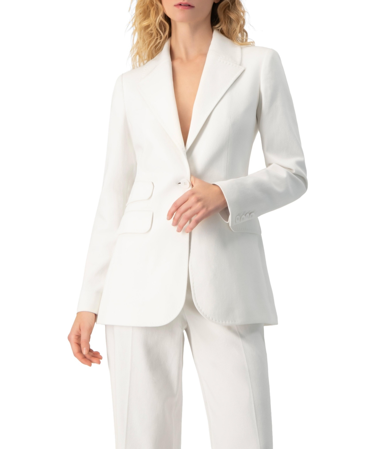 Click here for Ivonne Womens Single-Breasted Structured Tailored... prices