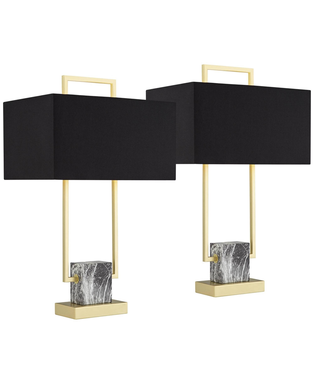 Click here for 360 Lighting Carl 24 3/4 High Modern Table Lamps S... prices