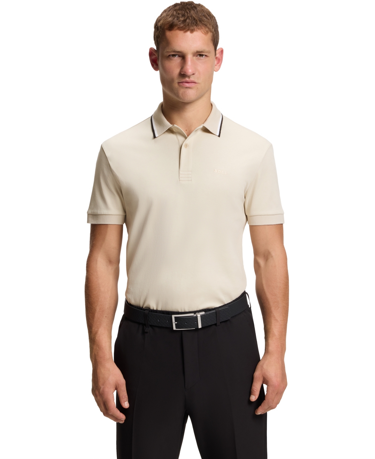 Click here for Boss by Hugo Boss Mens Interlock Cotton Paddy Slim... prices