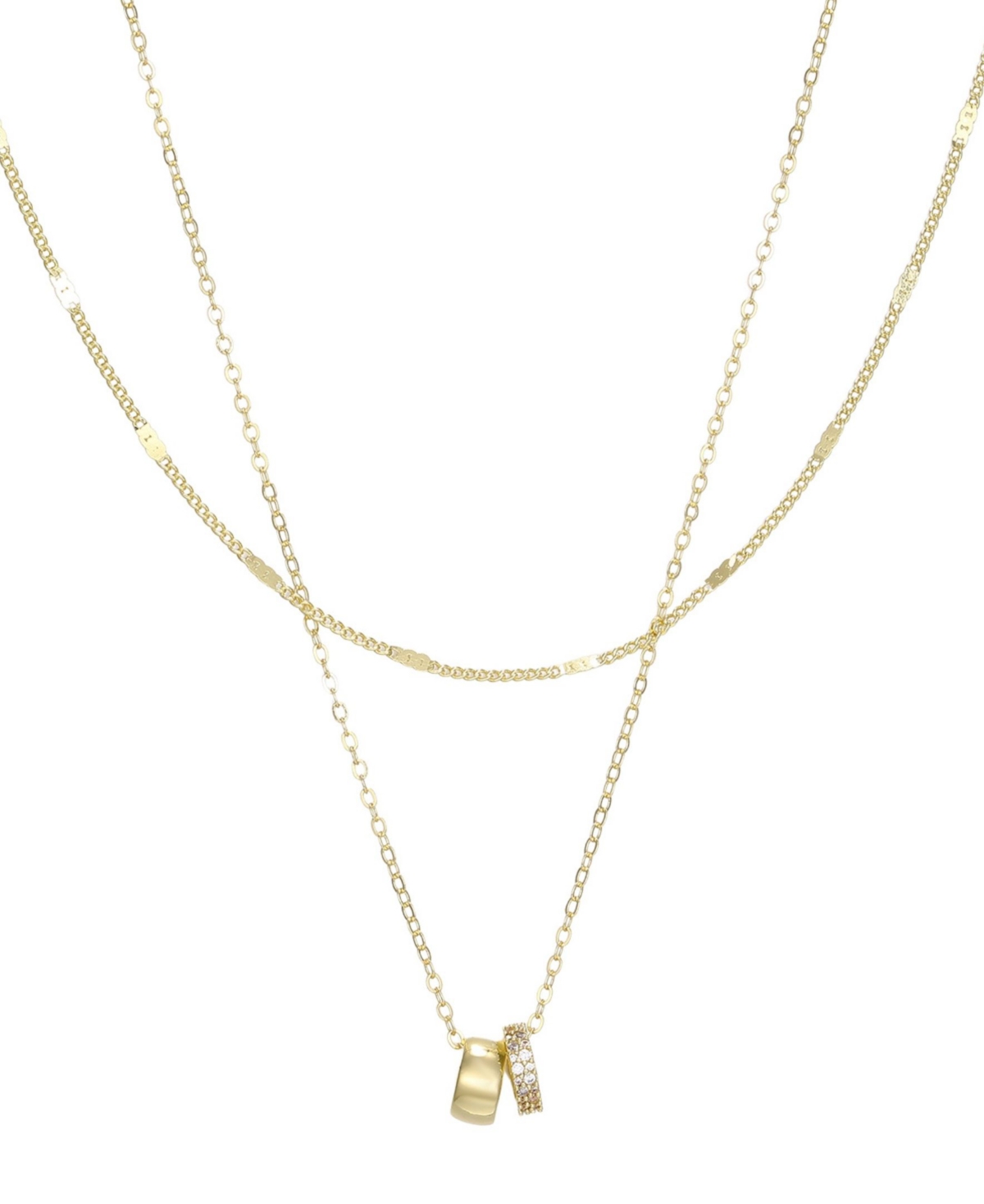 Click here for Adornia 14k Gold-Plated Set of 2 Necklace - Gold prices