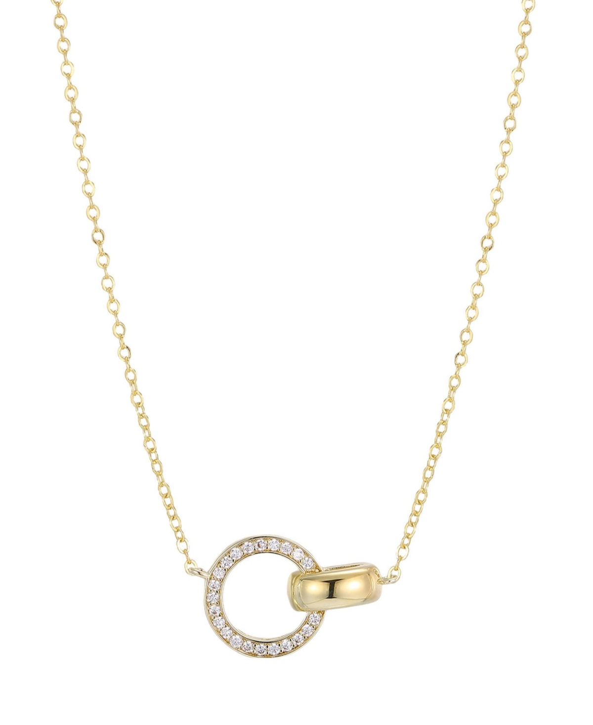 Click here for Adornia Gold Cubic Zirconia Rings Necklace - Gold prices