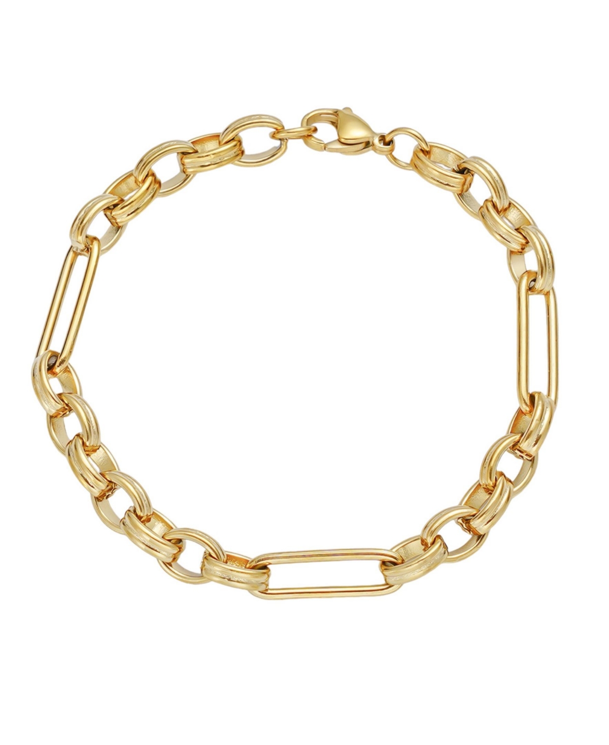 Click here for Adornia Tarnish Resistant Gold Mixed Paperclip Cha... prices