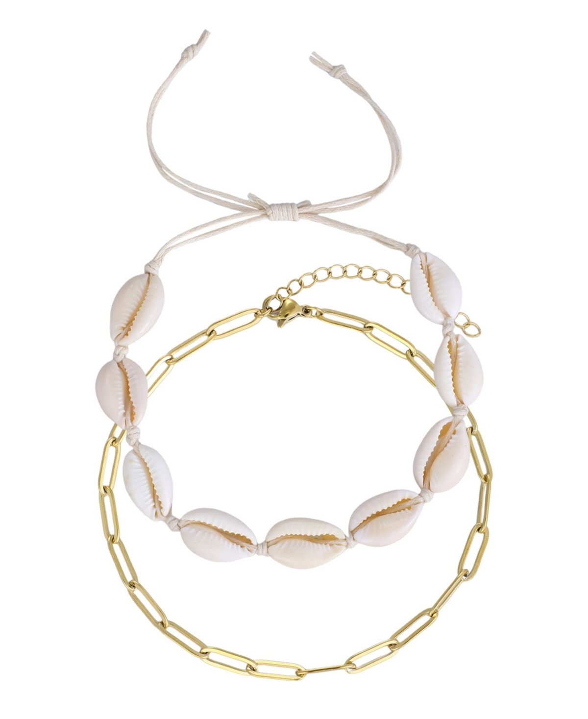 Click here for Adornia Tarnish Resistant Gold Set of 2 Adjustable... prices