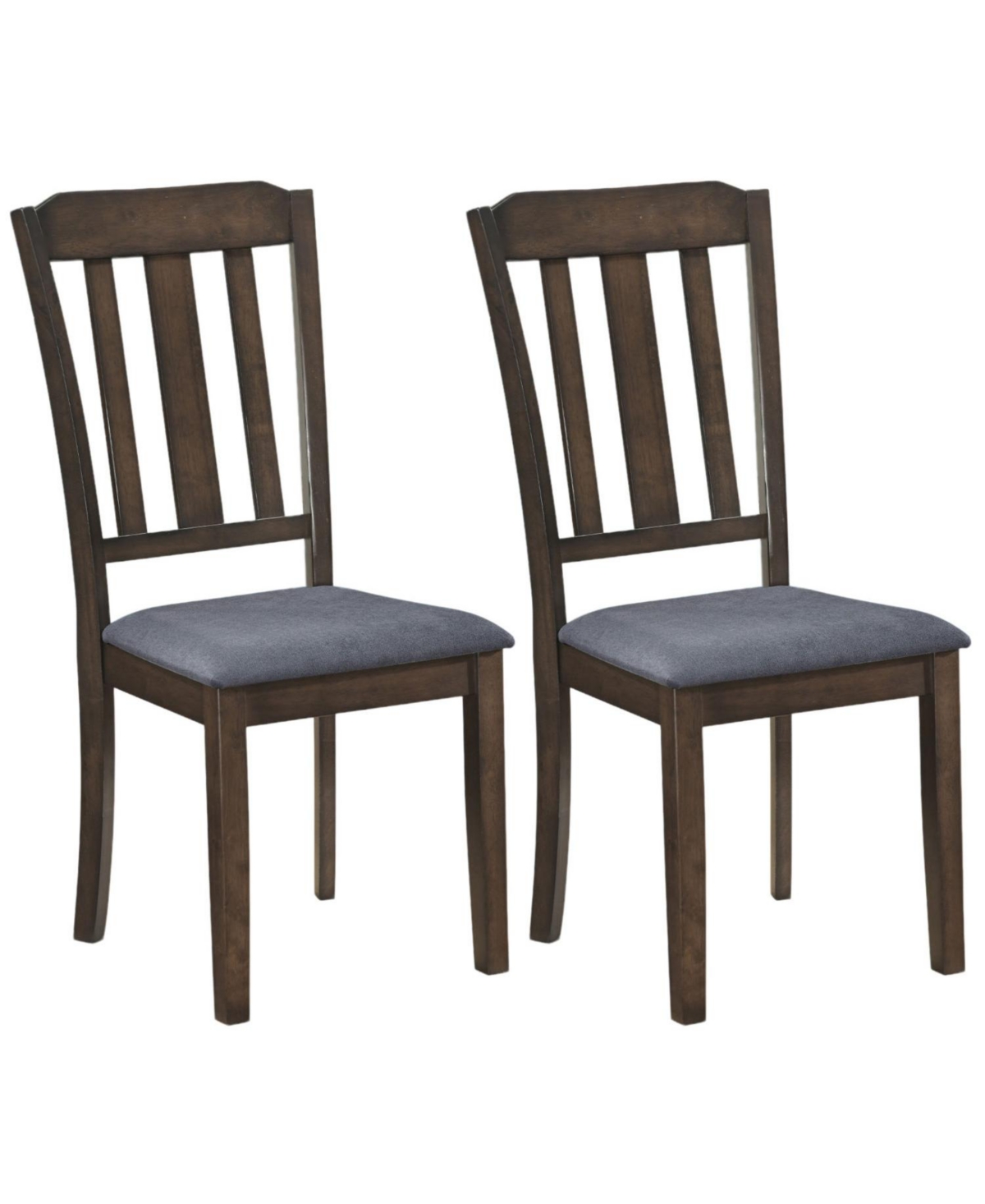 Click here for Slickblue Rubber Wood Dining Chairs Set of 2 with... prices
