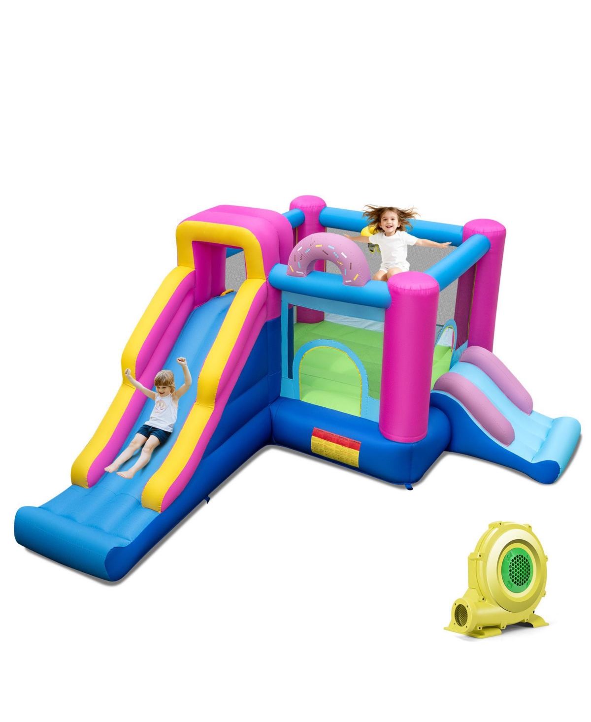 Click here for Gymax Inflatable Bounce House with Slides Jumping... prices