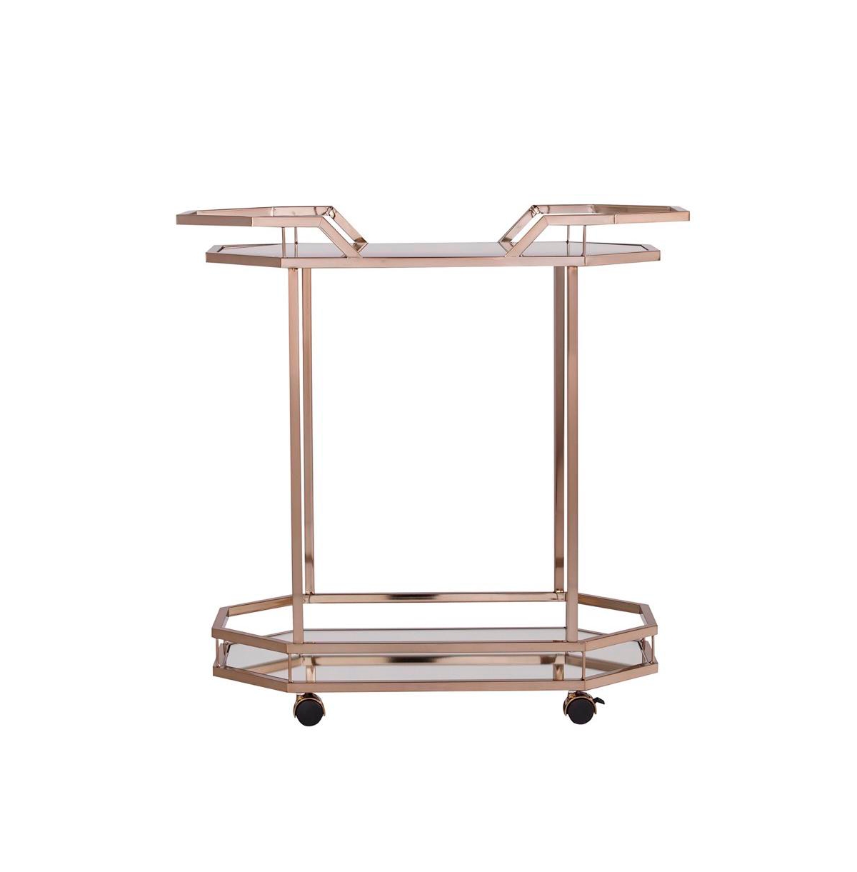 Click here for Augusta Home Ari Art Deco Bar Cart - Champagne prices