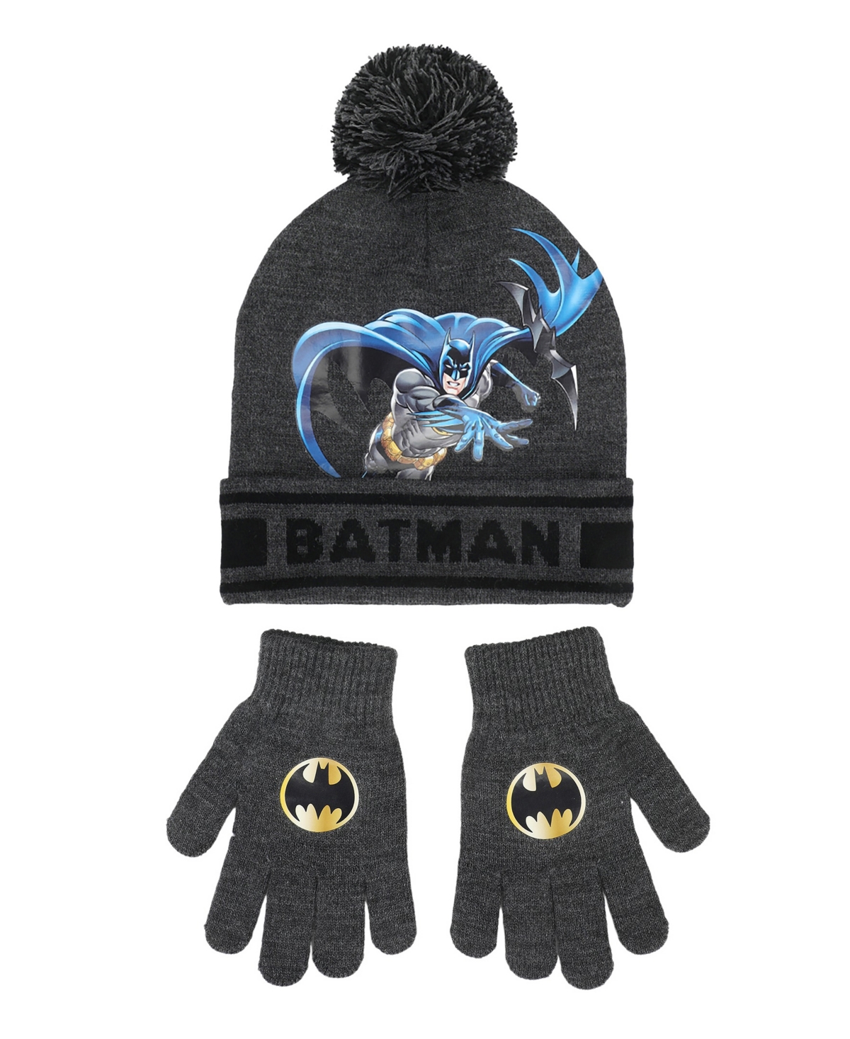 Click here for Batman Boys Graphic Hat and Gloves  2 Piece Set -... prices