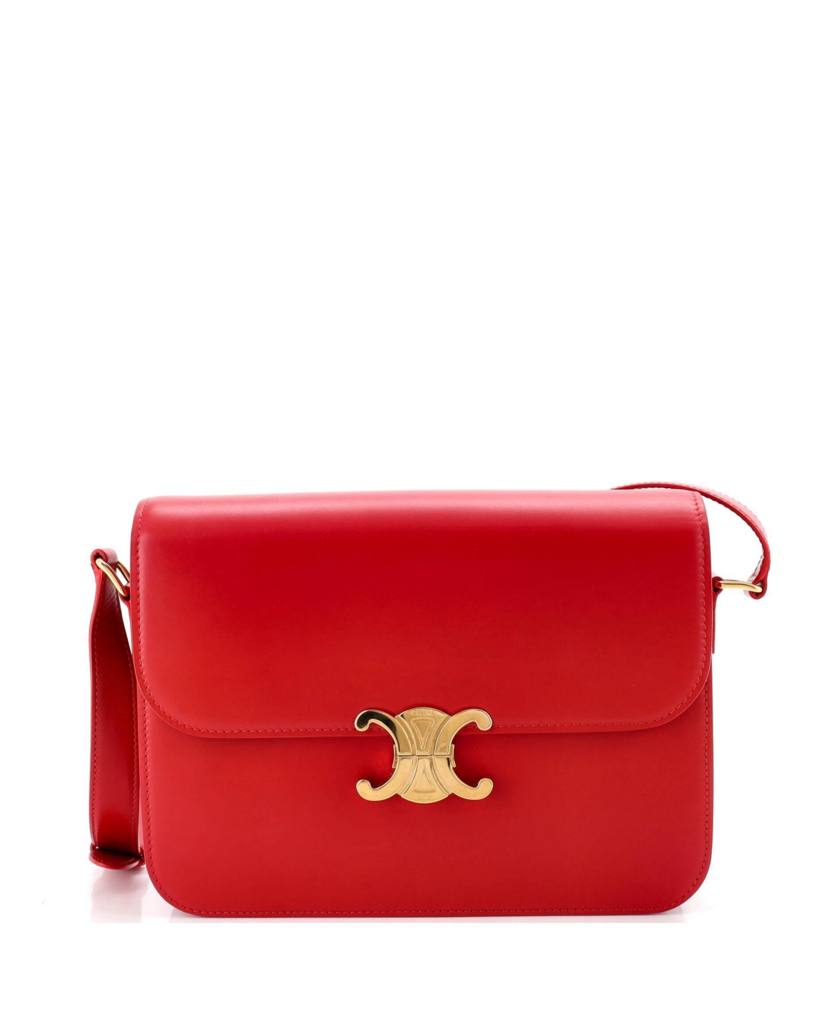 Click here for Pre-Owned Celine Large Triomphe Shoulder Bag Smoot... prices