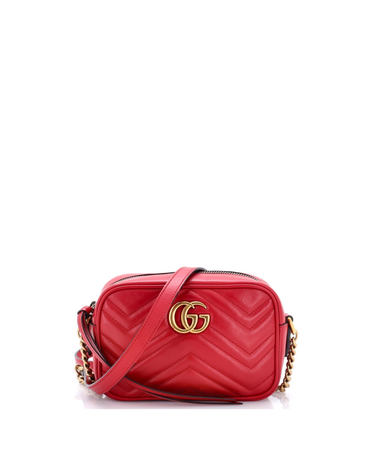 Click here for Pre-Owned Gucci Mini Gg Marmont Shoulder Bag Matel... prices