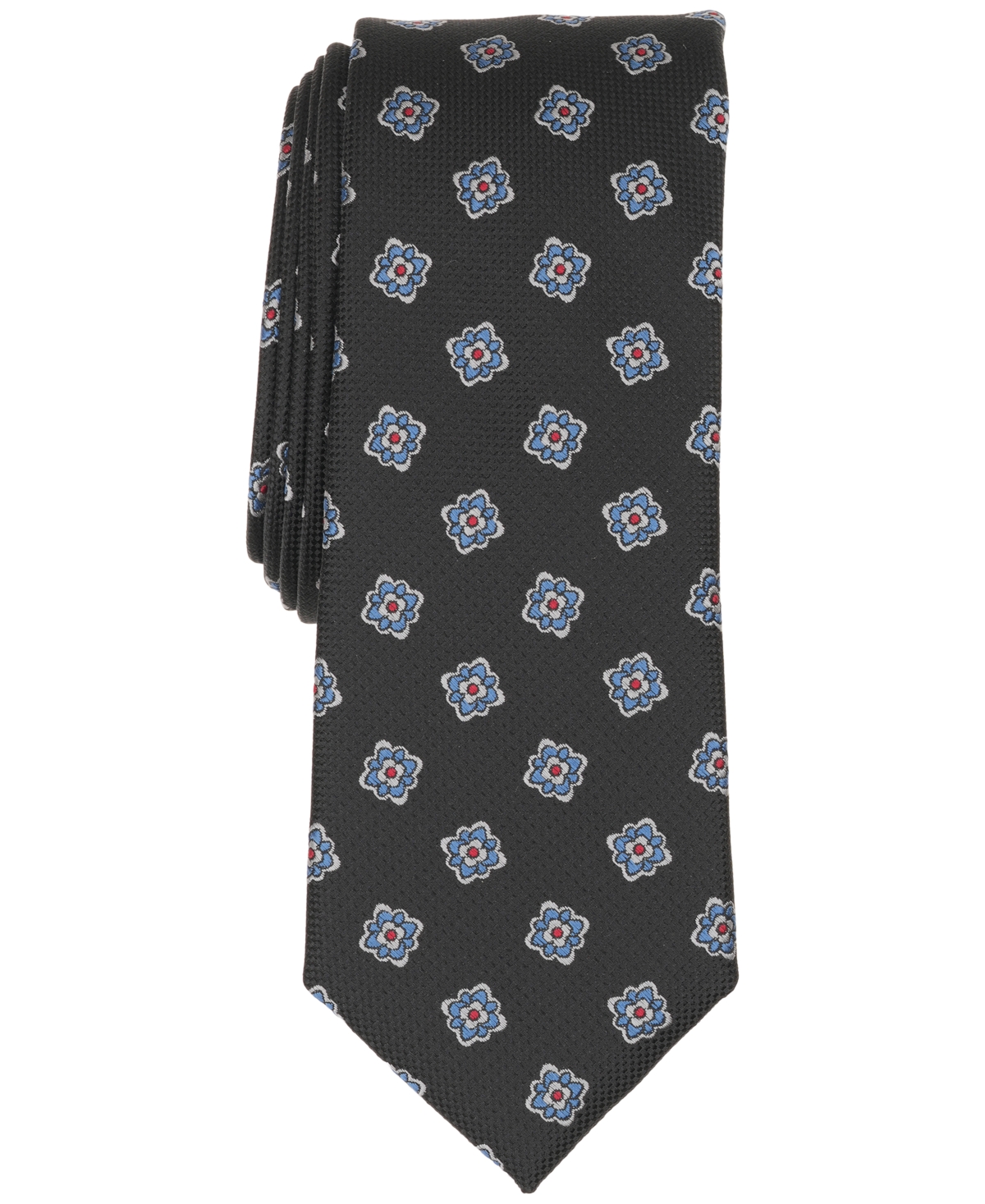 Click here for Bar Iii Mens Mercer Neat Pattern Tie - Black prices