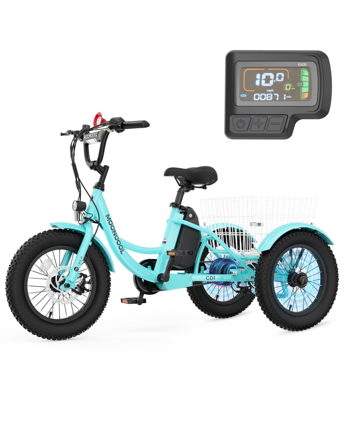Click here for Mooncool CD1 250W Electric Youth Trike  16 x 3.0 W... prices