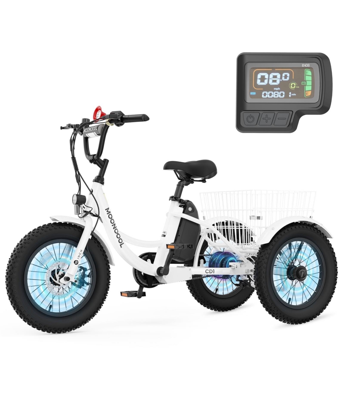 Click here for Mooncool CD1 250W Electric Youth Trike  16 x 3.0 W... prices