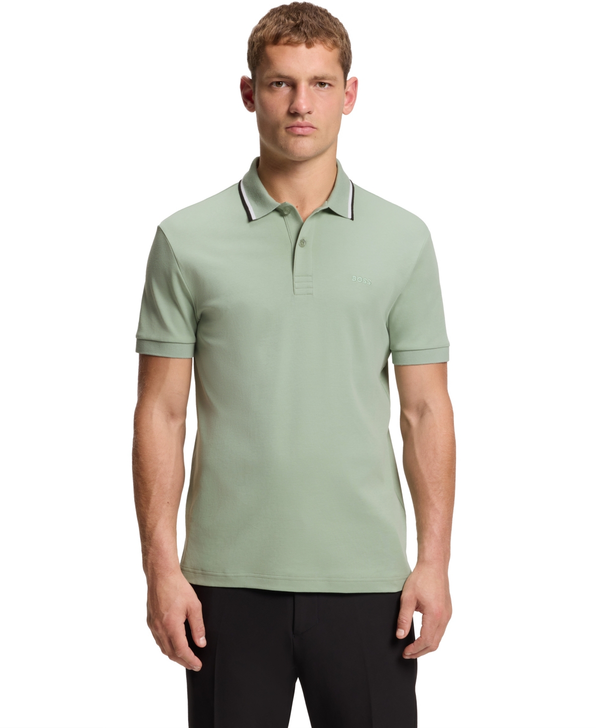 Click here for Boss by Hugo Boss Mens Interlock Cotton Paddy Slim... prices