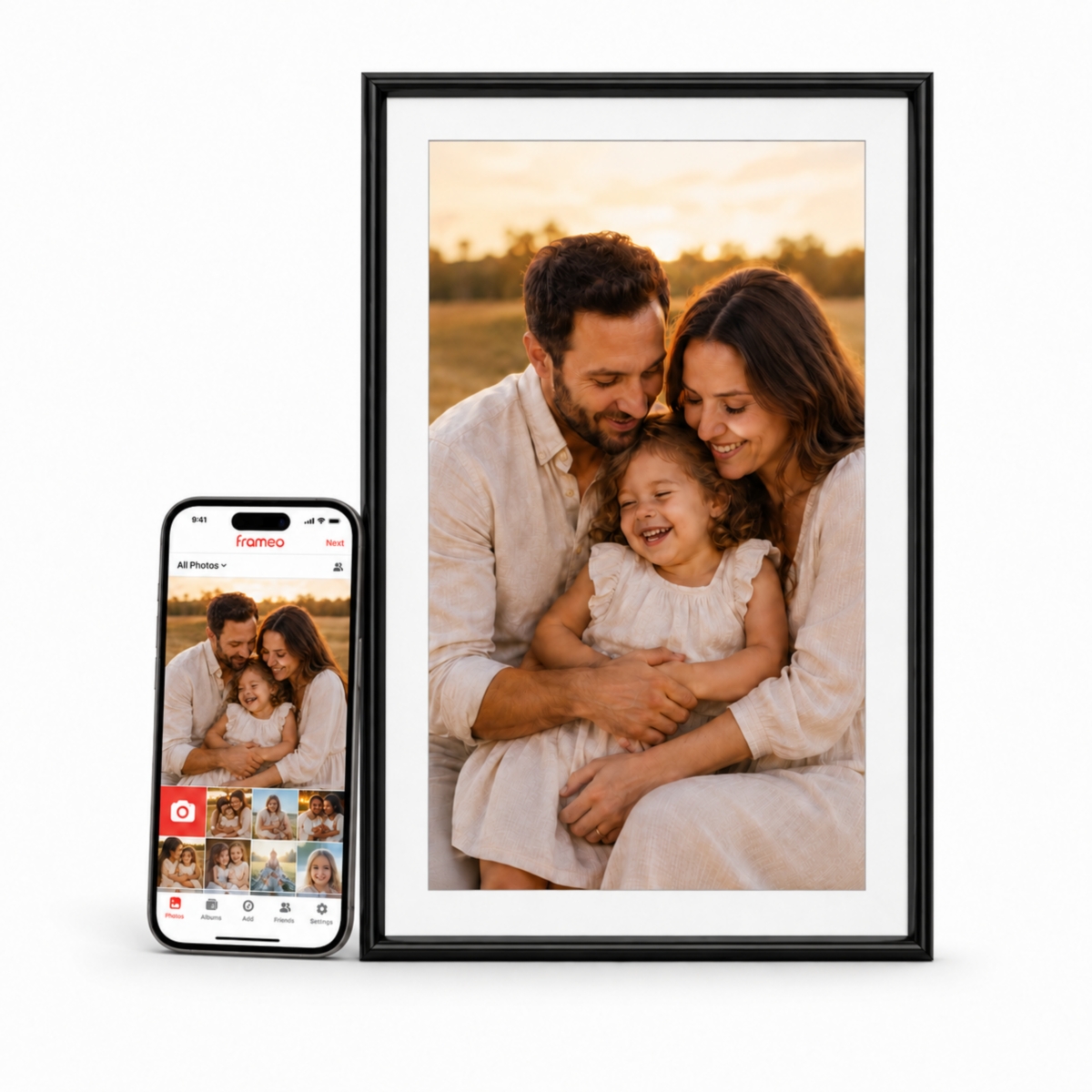 Click here for Elime 15.6 WiFi Digital Picture Frame with Frameo... prices