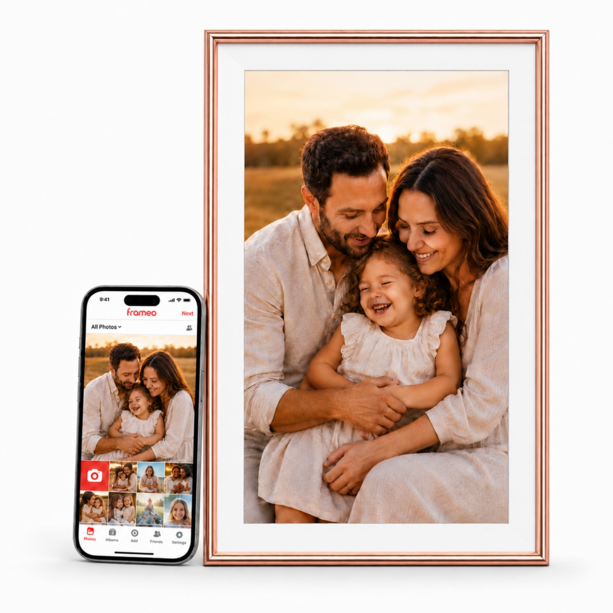 Click here for Elime 15.6 WiFi Digital Picture Frame with Frameo... prices