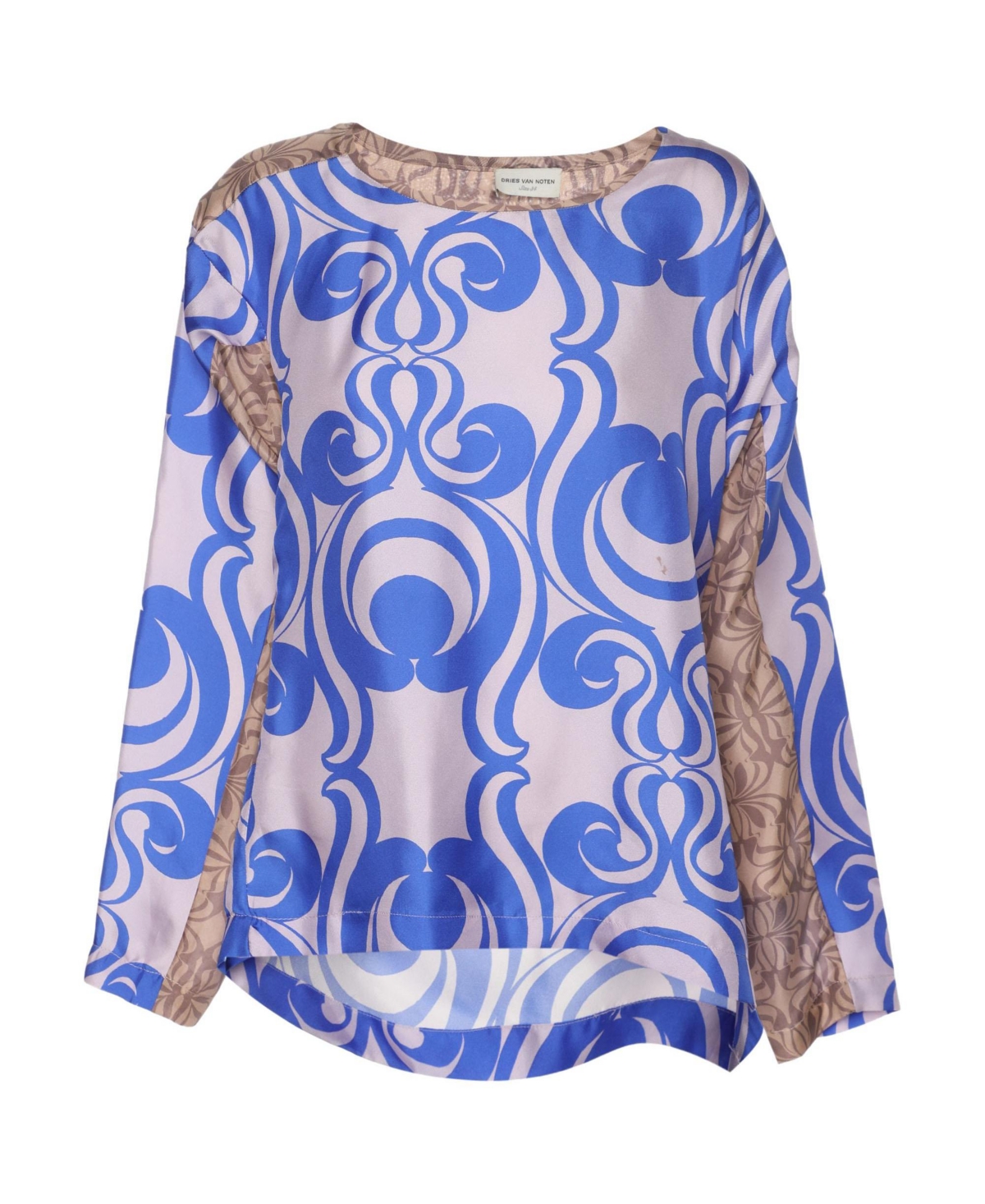 Click here for Pre-Owned Dries Van Noten Womens Abstract Print Si... prices