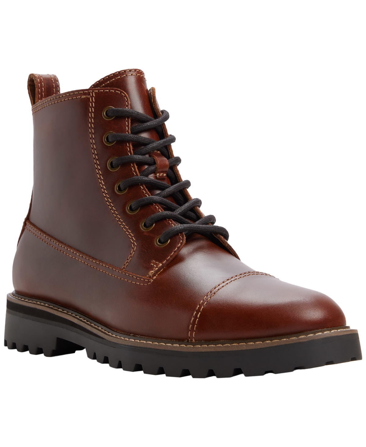 Click here for Aldo Mens Barett Leather Ankle Boots - Tan prices
