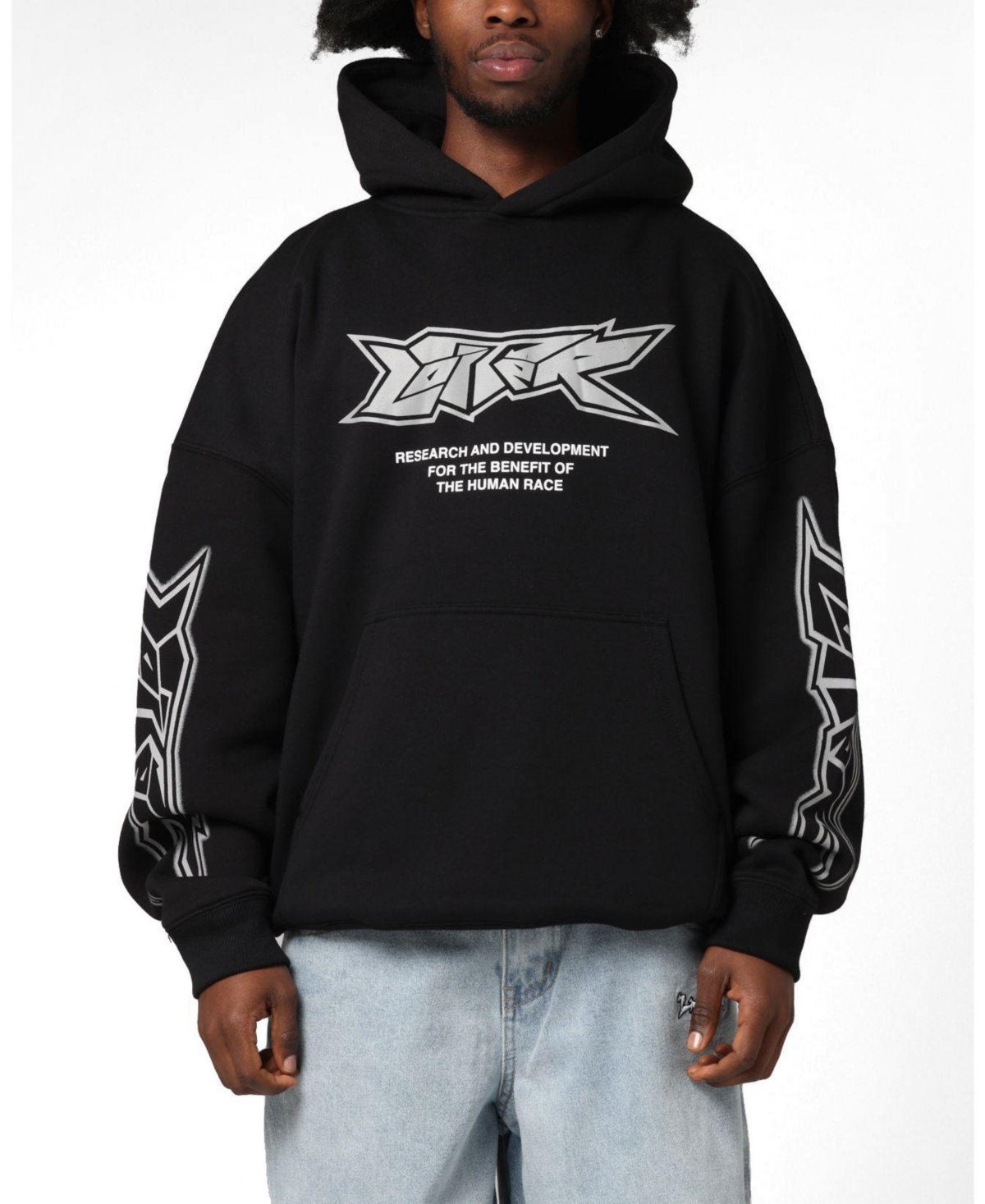 Click here for Loiter Mens Runway Hoodie - Black prices