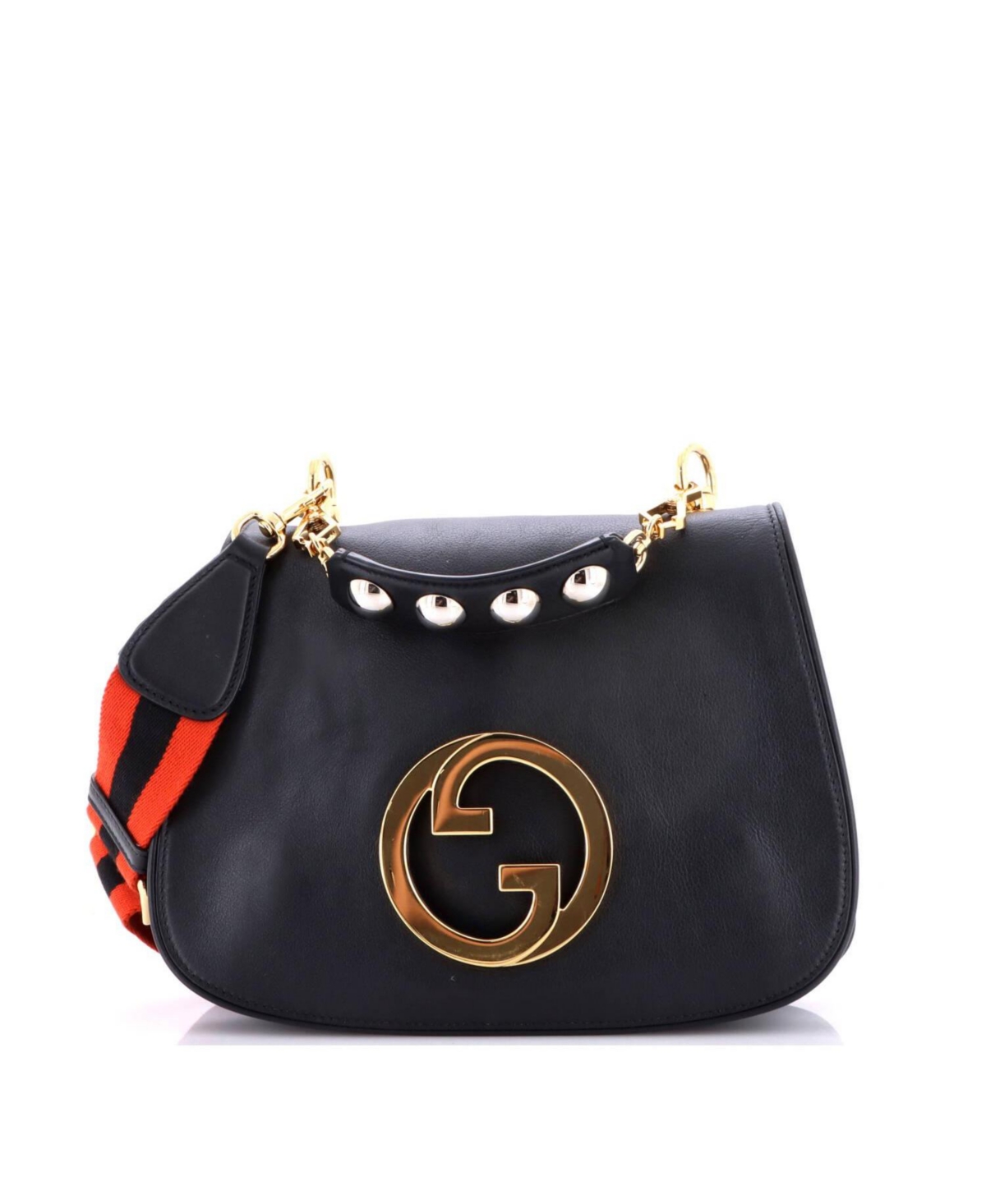 Click here for Pre-Owned Gucci Medium Web Blondie Shoulder Flap B... prices