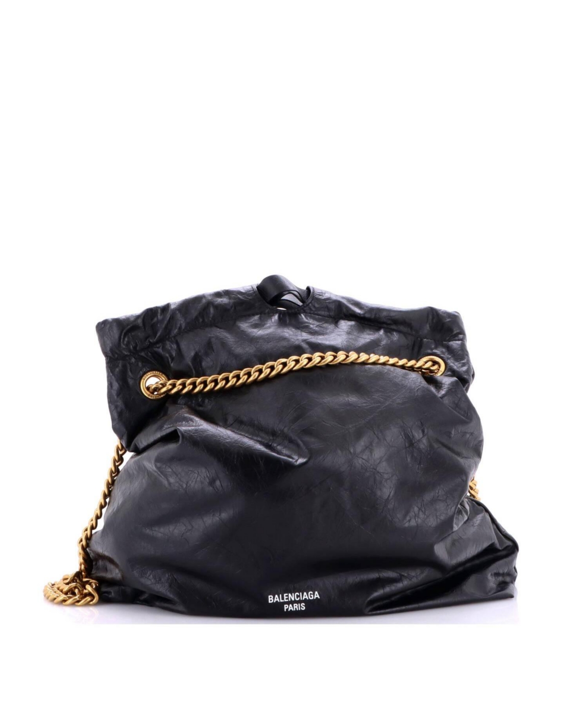 Click here for Pre-Owned Balenciaga Medium Crush Chain Tote Leath... prices
