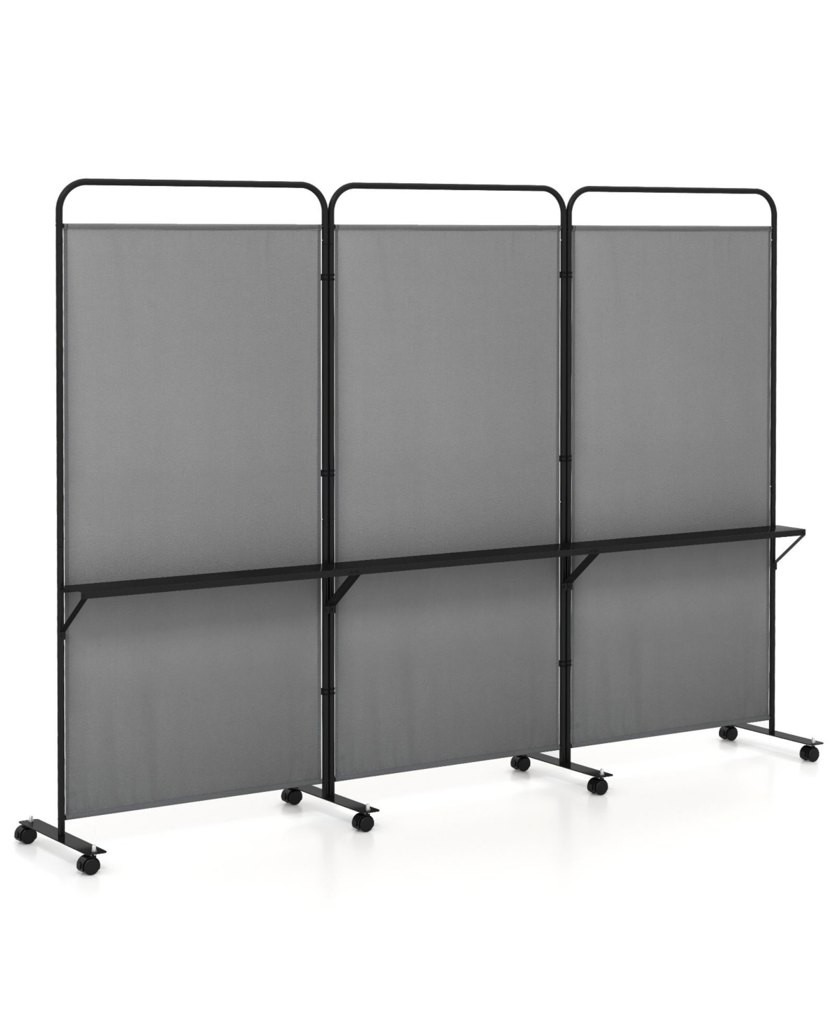 Click here for Slickblue 3 Panel Room Divider Screen with Storage... prices