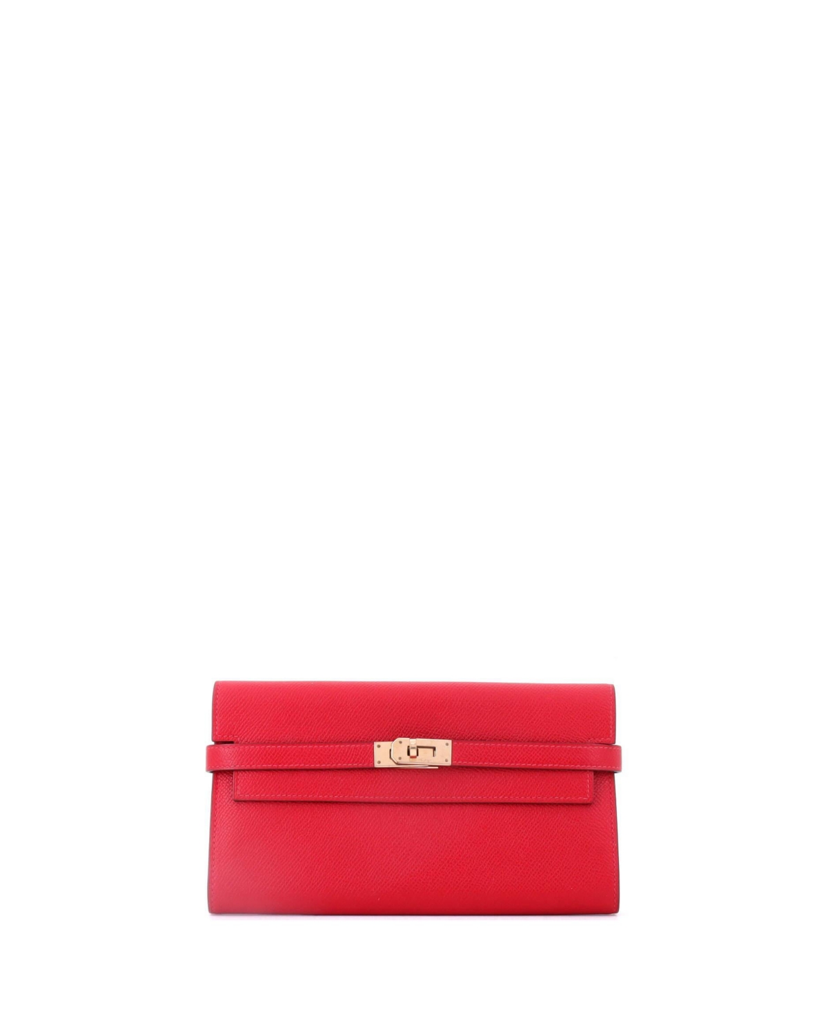 Click here for Pre-Owned HERMES Long Kelly Wallet Epsom - Red prices