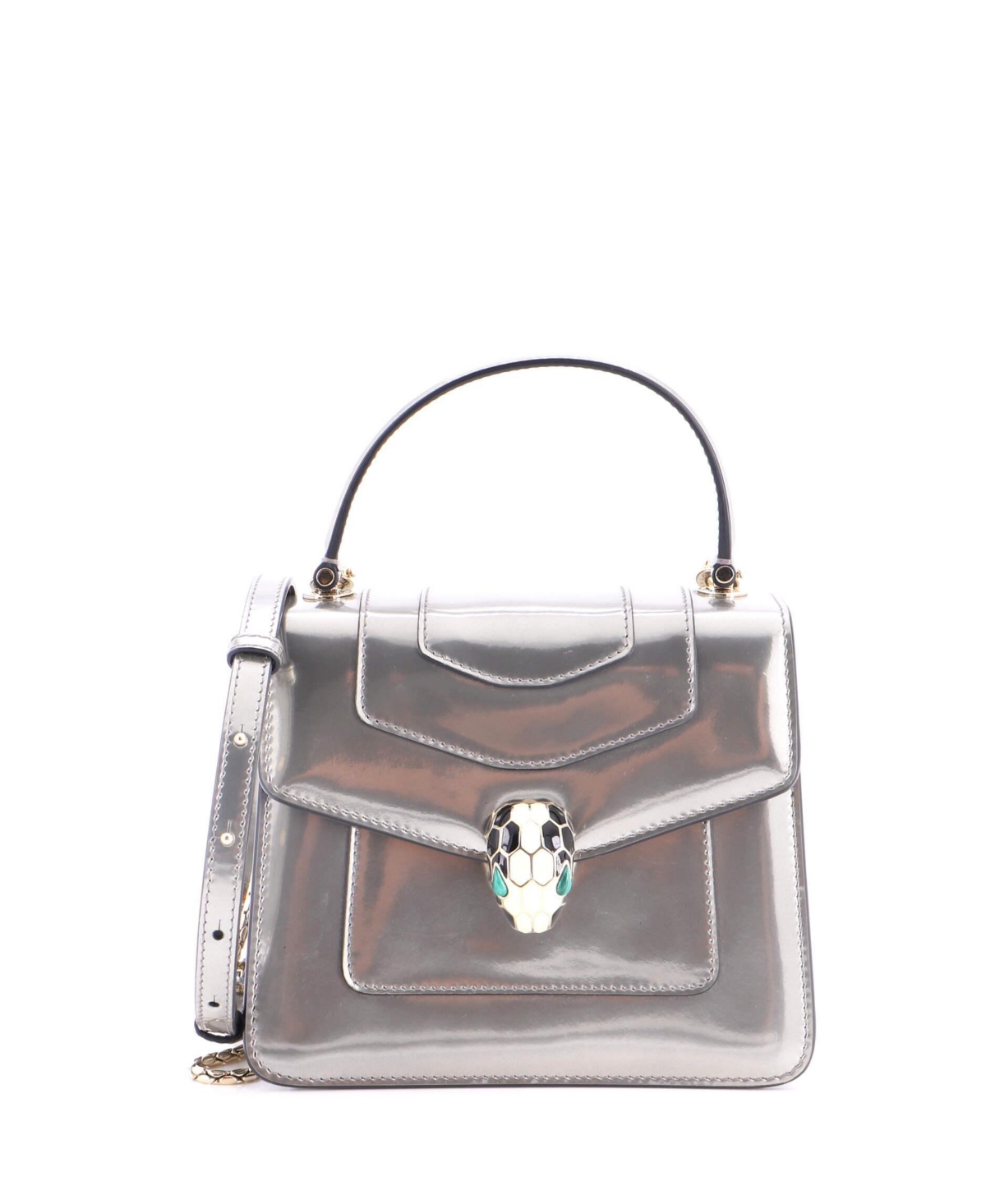 Click here for Pre-Owned Bvlgari Small Serpenti Top Handle Bag Pa... prices