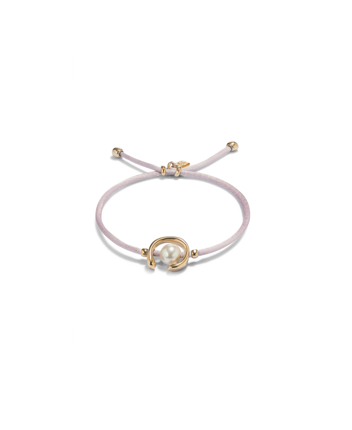 Click here for UNODE50 lilac silk-style thread bracelet with pear... prices