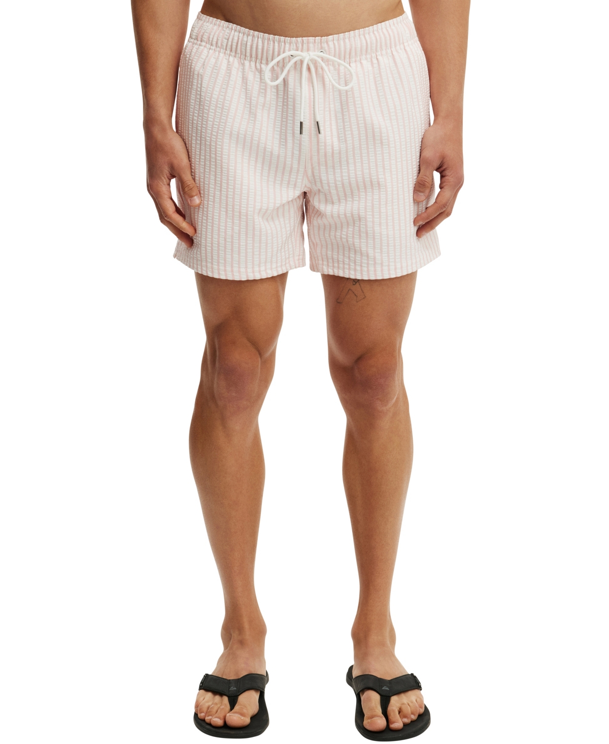 Click here for Cotton On Mens Swim Strech Pull-On Shorts - Pink prices