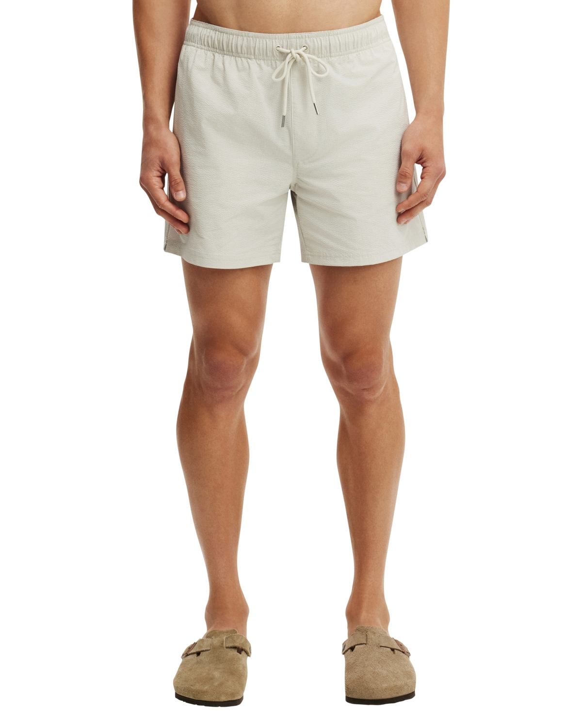 Click here for Cotton On Mens Swim Strech Pull-On Shorts - Stone... prices