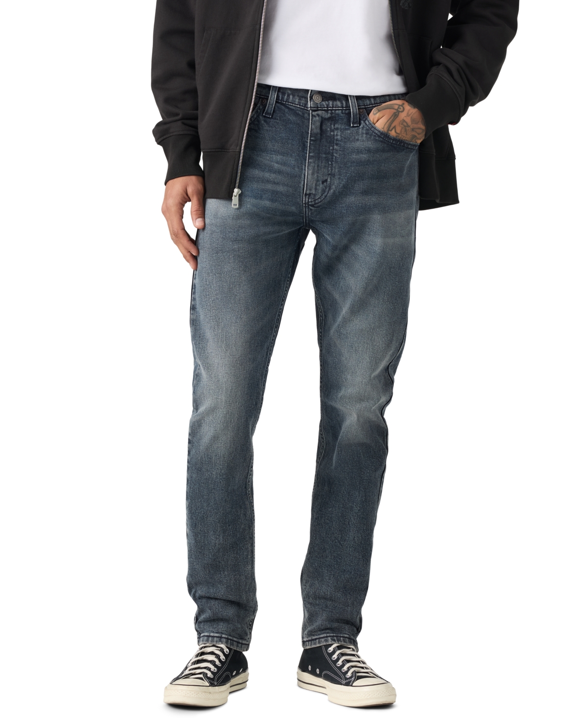 Click here for Levis Mens 510 Slim-Fit Skinny Zip Fly Jeans - Kin... prices