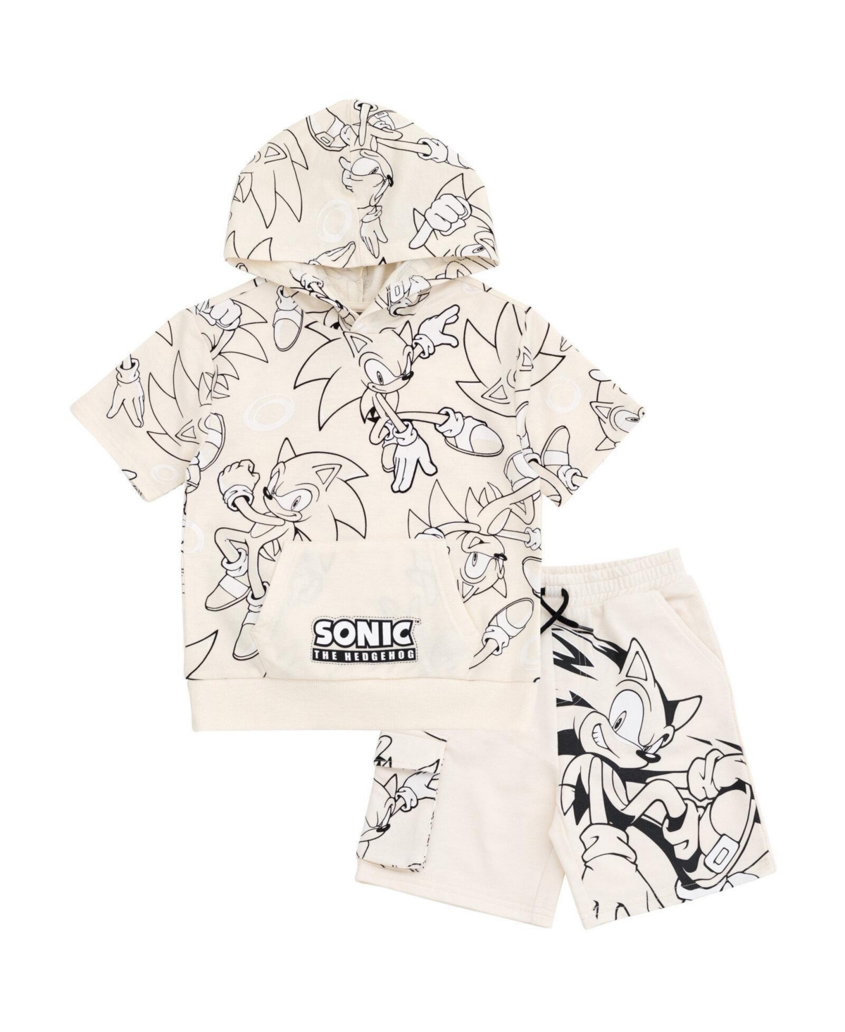 Click here for Sonic the Hedgehog Boys 2-Piece Hooded T-Shirt and... prices