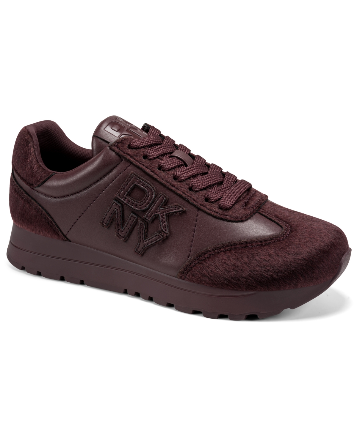 Click here for Dkny Womens Jaylani Lace-Up Sneakers - Sangria prices