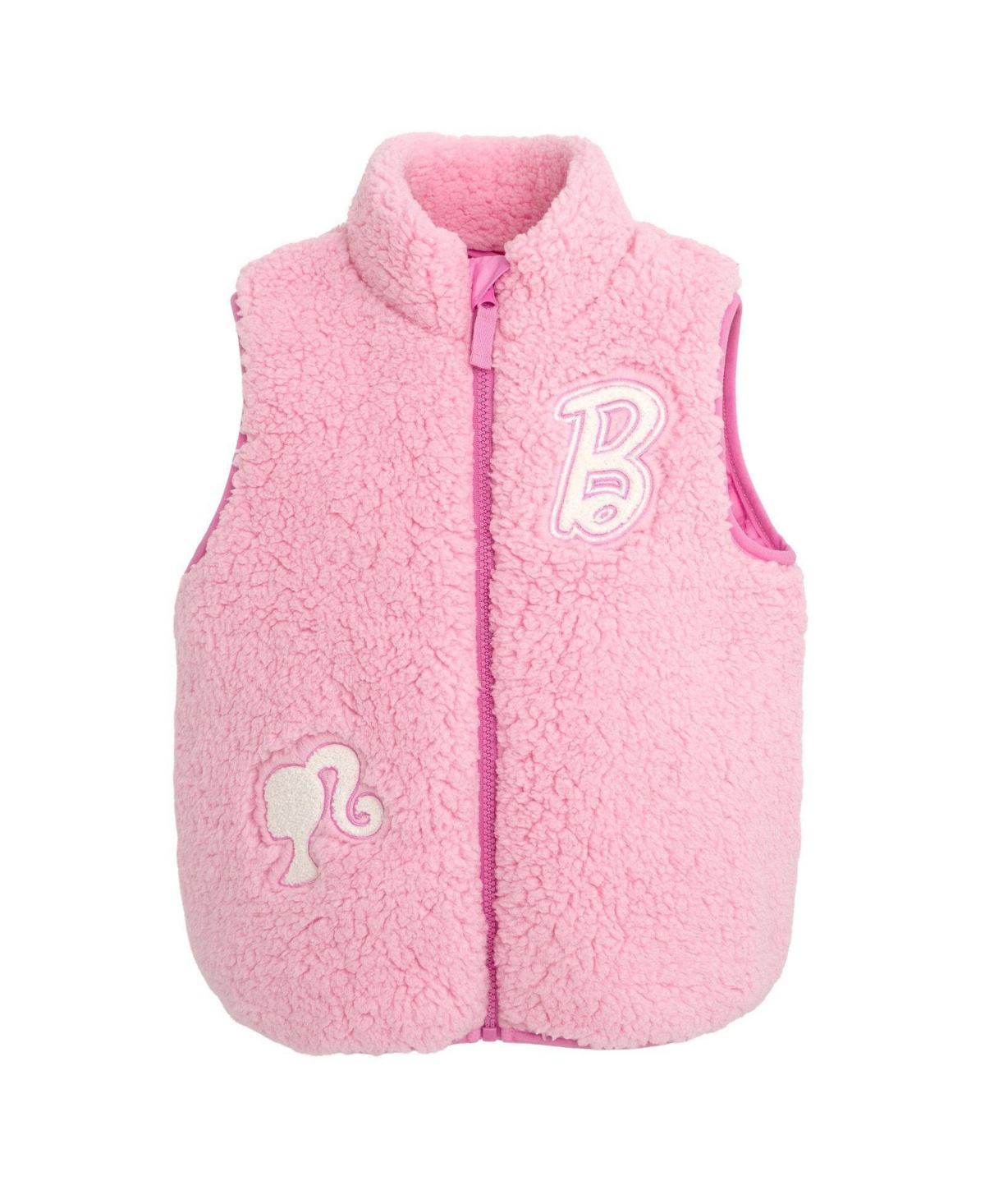 Click here for Barbie Girls (4-16)months Zip-Up Fleece Vest - Blu... prices