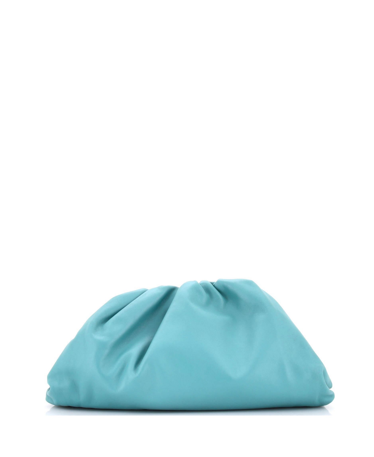 Click here for Pre-Owned Bottega Veneta The Pouch Leather - Blue prices