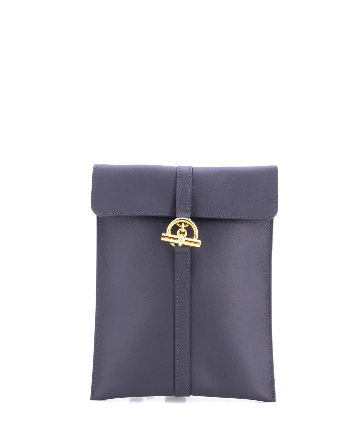 Click here for Pre-Owned HERMES Glenan To Go Pouch Swift - Blue prices