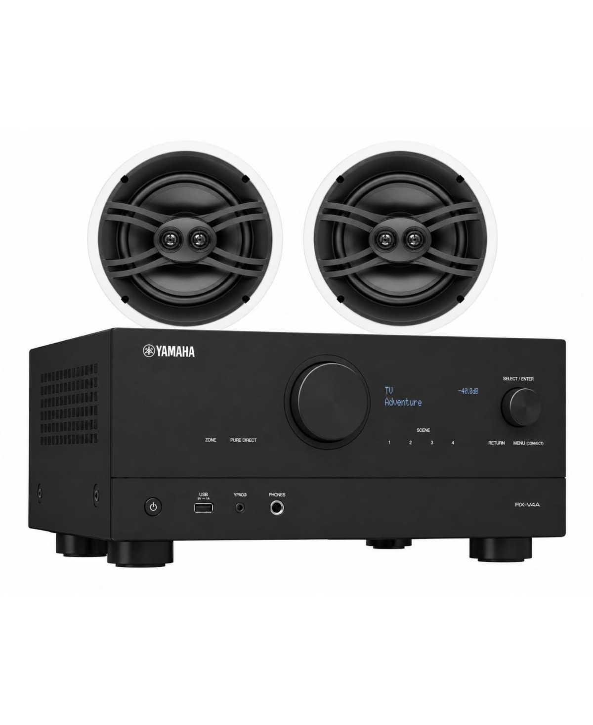 Click here for Yamaha Rx-V4A 5.2 Av Receiver with In-Wall Speaker... prices