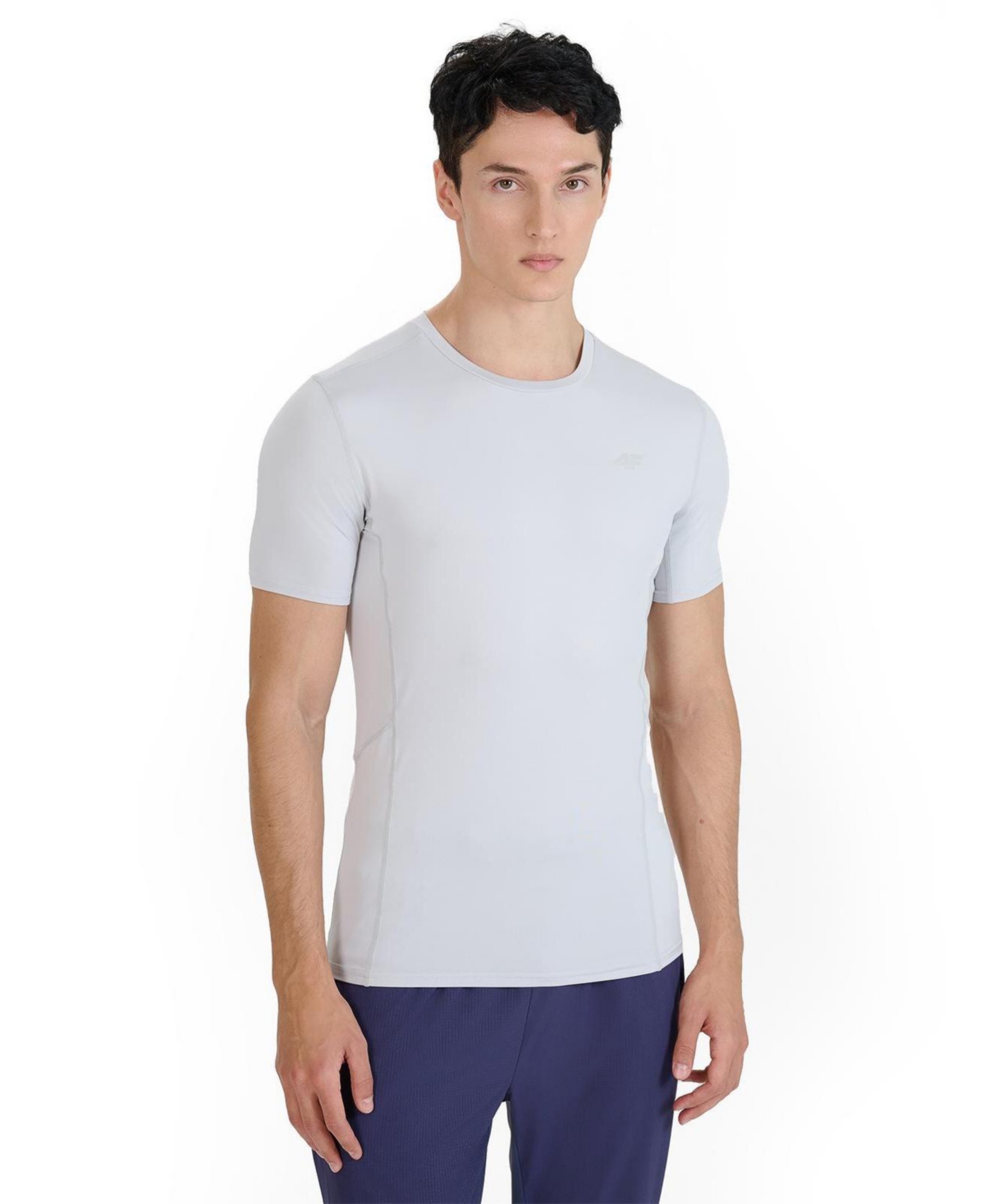 Click here for 4F Mens Slim Quick-Dry Running T-Shirt Stretch Ref... prices