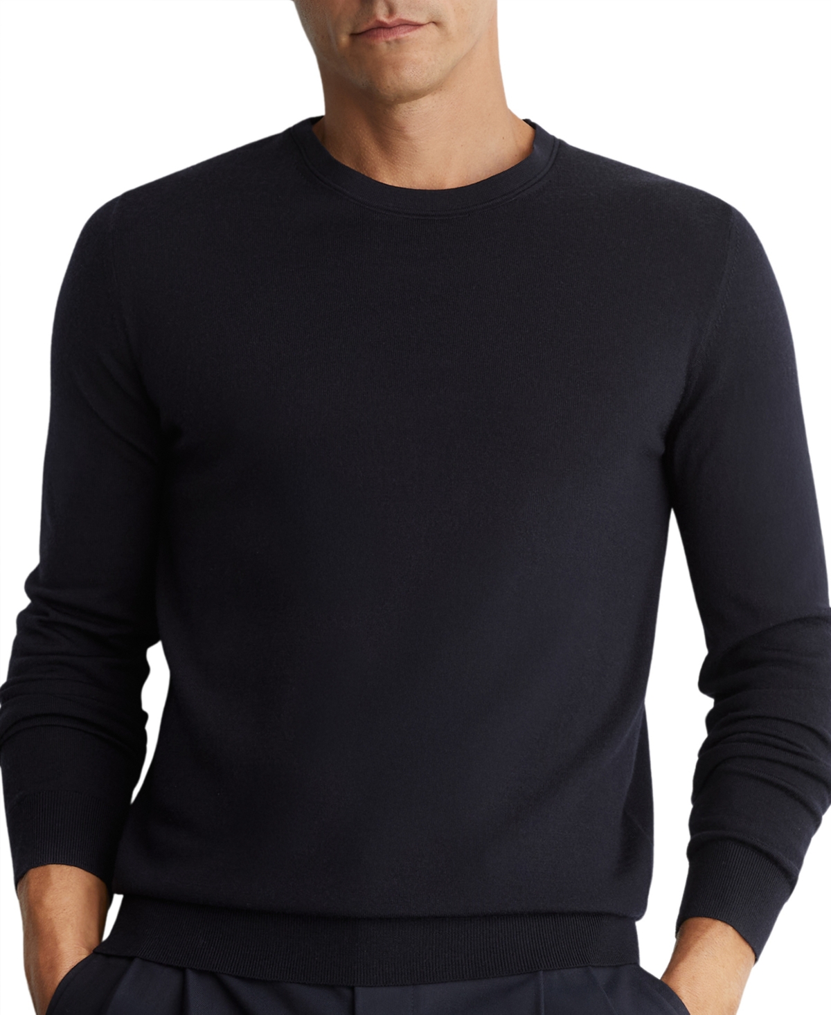 Click here for Reiss Mens Wessex Merino Wool Crew Neck Jumper - N... prices