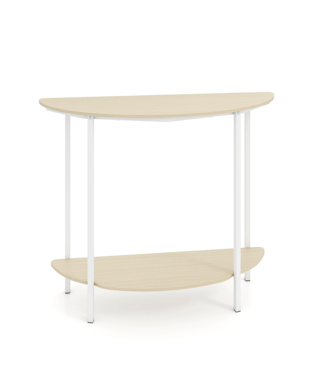 Click here for Slickblue Half Moon Entryway Console Table with St... prices