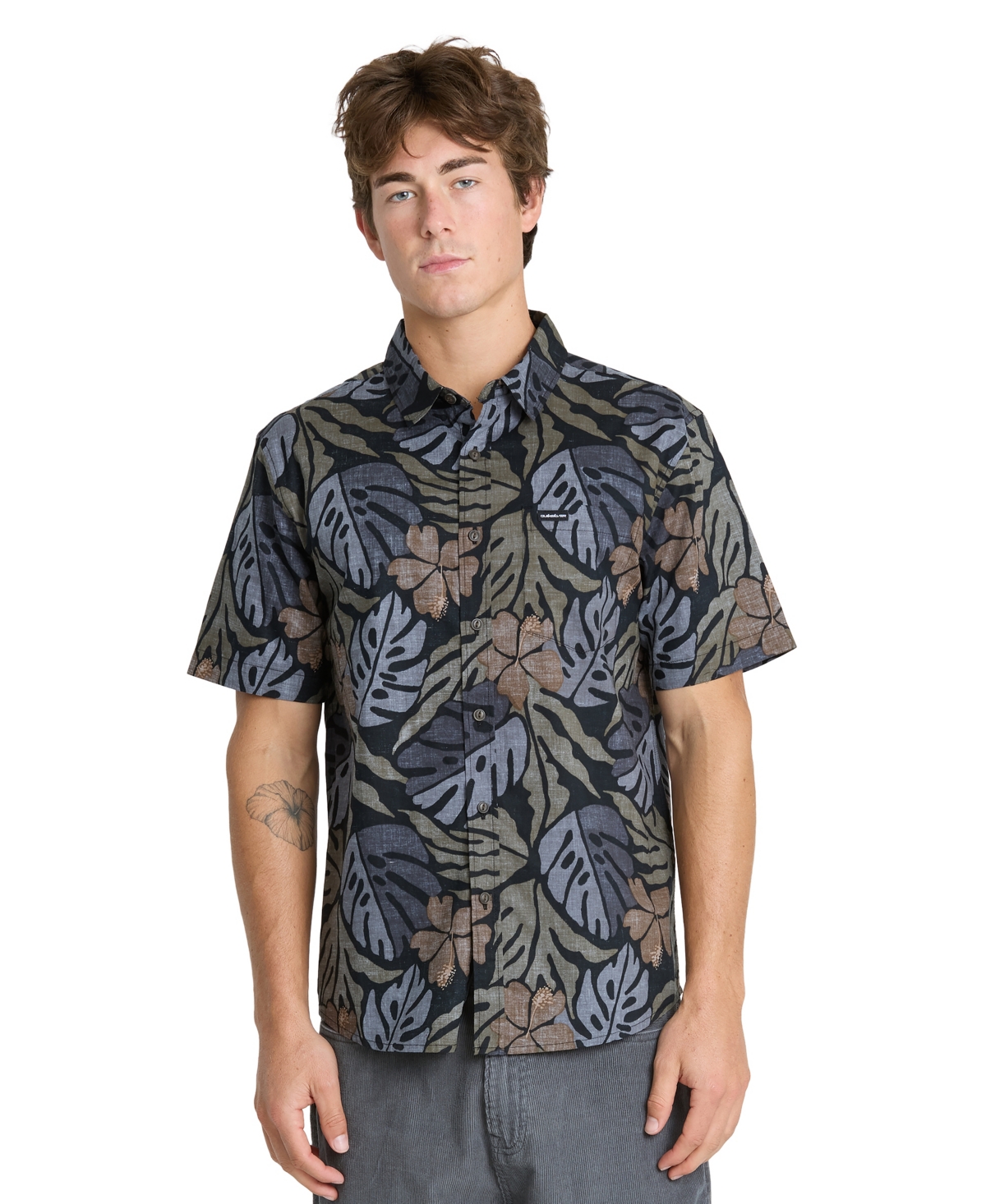 Click here for Quiksilver Mens Palm Breeze Classic Shirt - Grape... prices