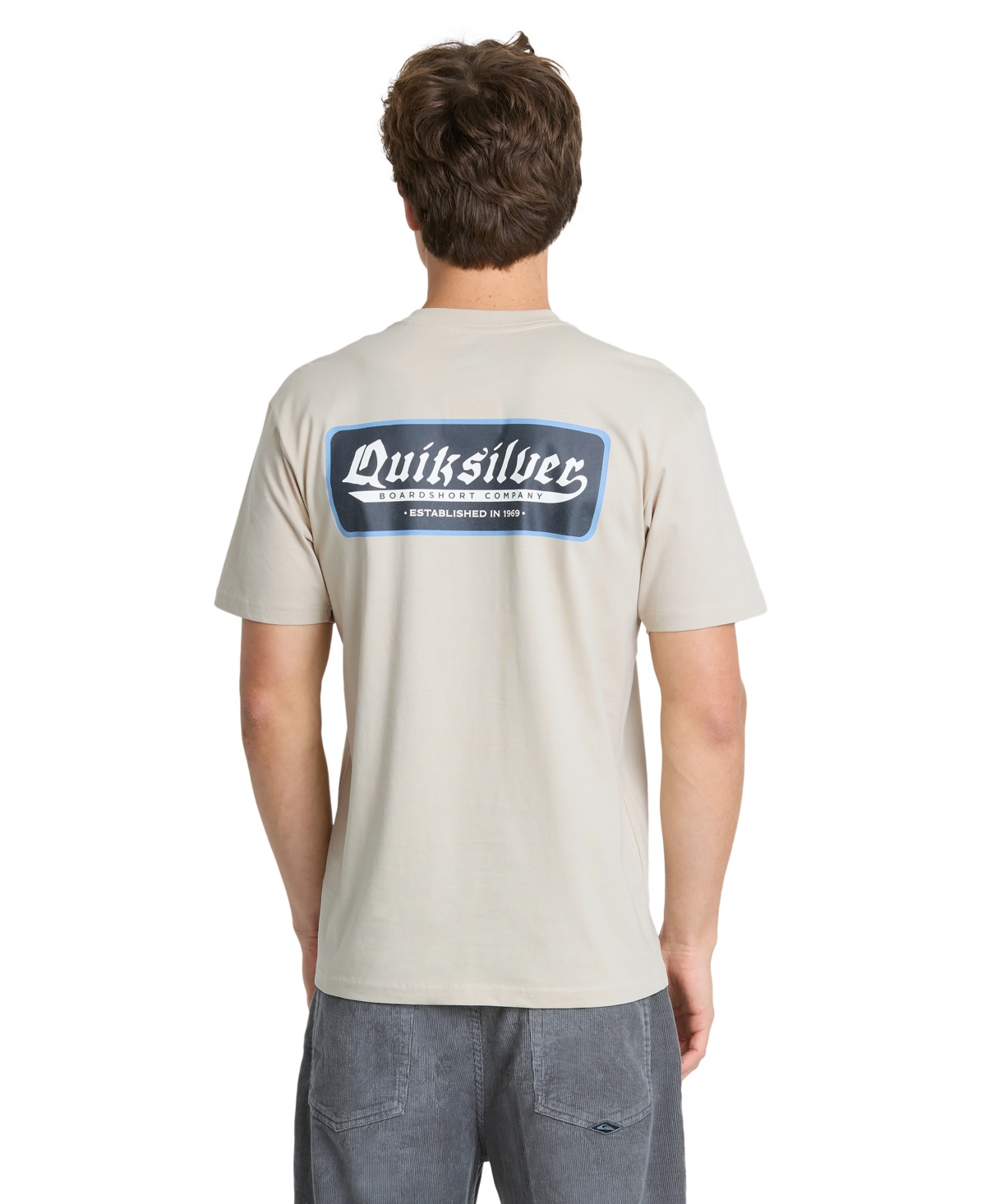Click here for Quiksilver Mens Oldie Crewneck T-Shirt - Peyote prices