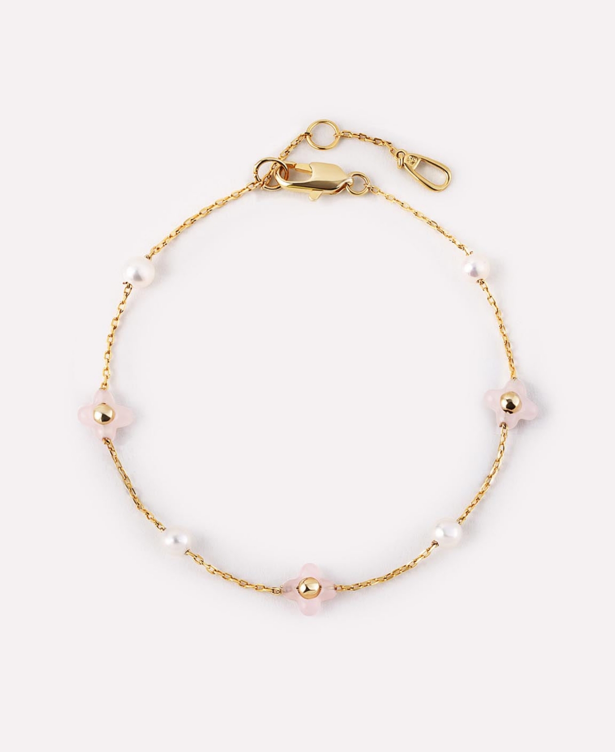 Click here for Ana Luisa 14k Gold-Plated Hannah Rose Quartz Brace... prices