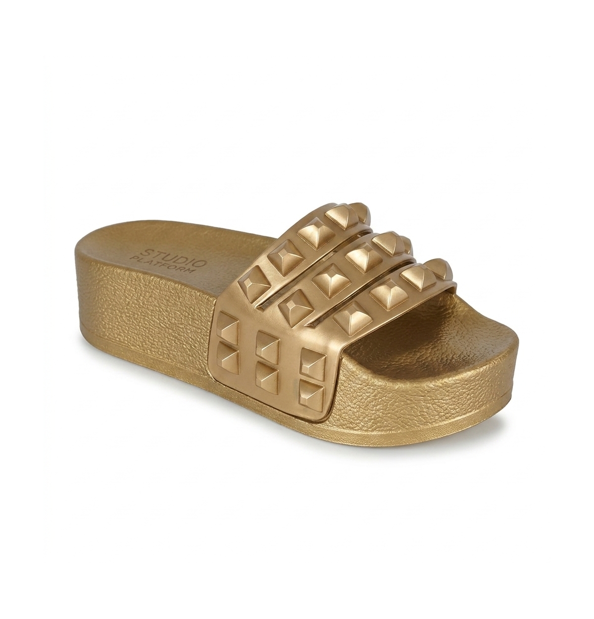 Click here for Carmen Sol Womens Carmen Slides Sandals - Gold prices