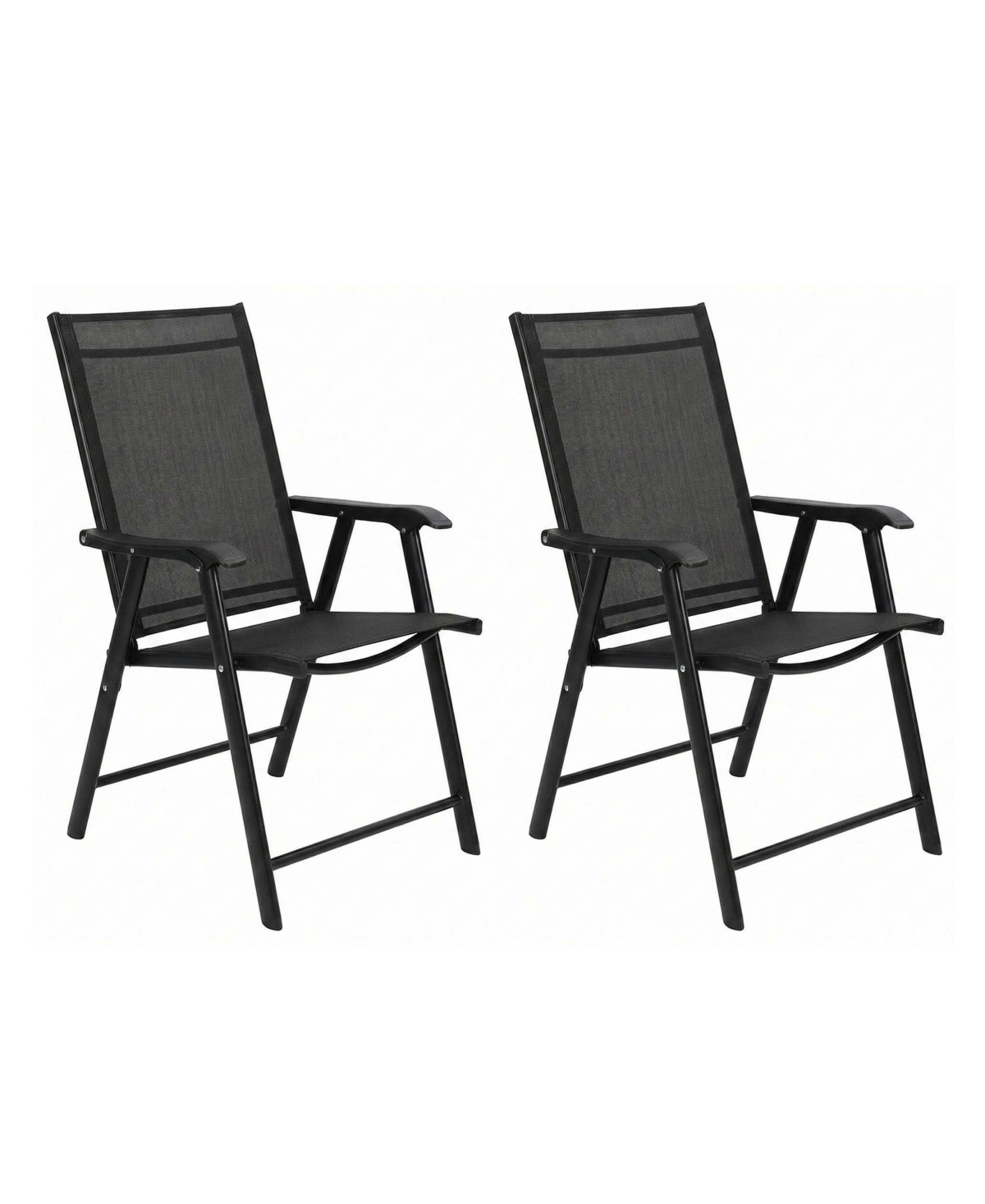 Click here for Clihome Outdoor Patio Chairs Set of 2 Stackable Po... prices