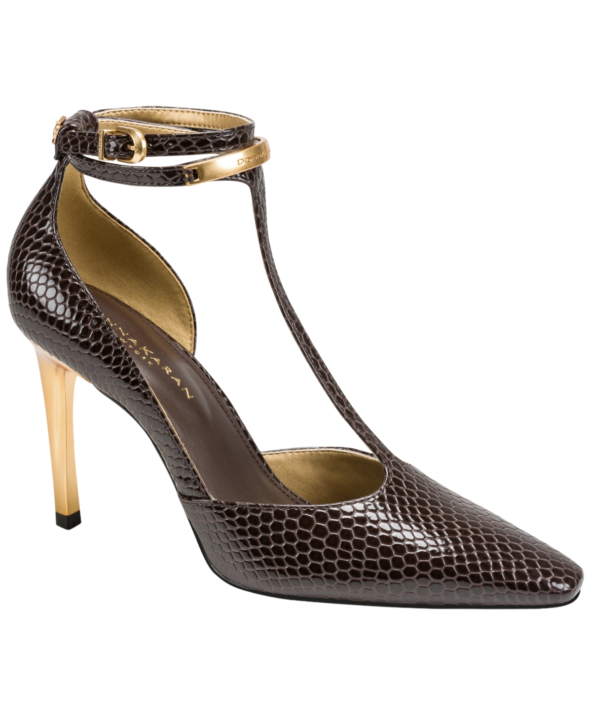 Click here for Donna Karan New York Womens Samuel T-Strap Pumps -... prices